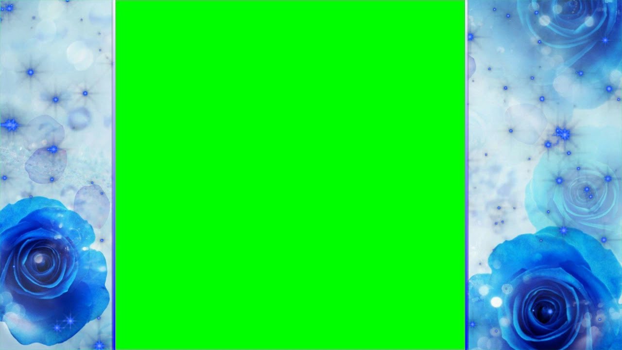Blue Background | Roses | Sparkle | Green Screen | HD - YouTube