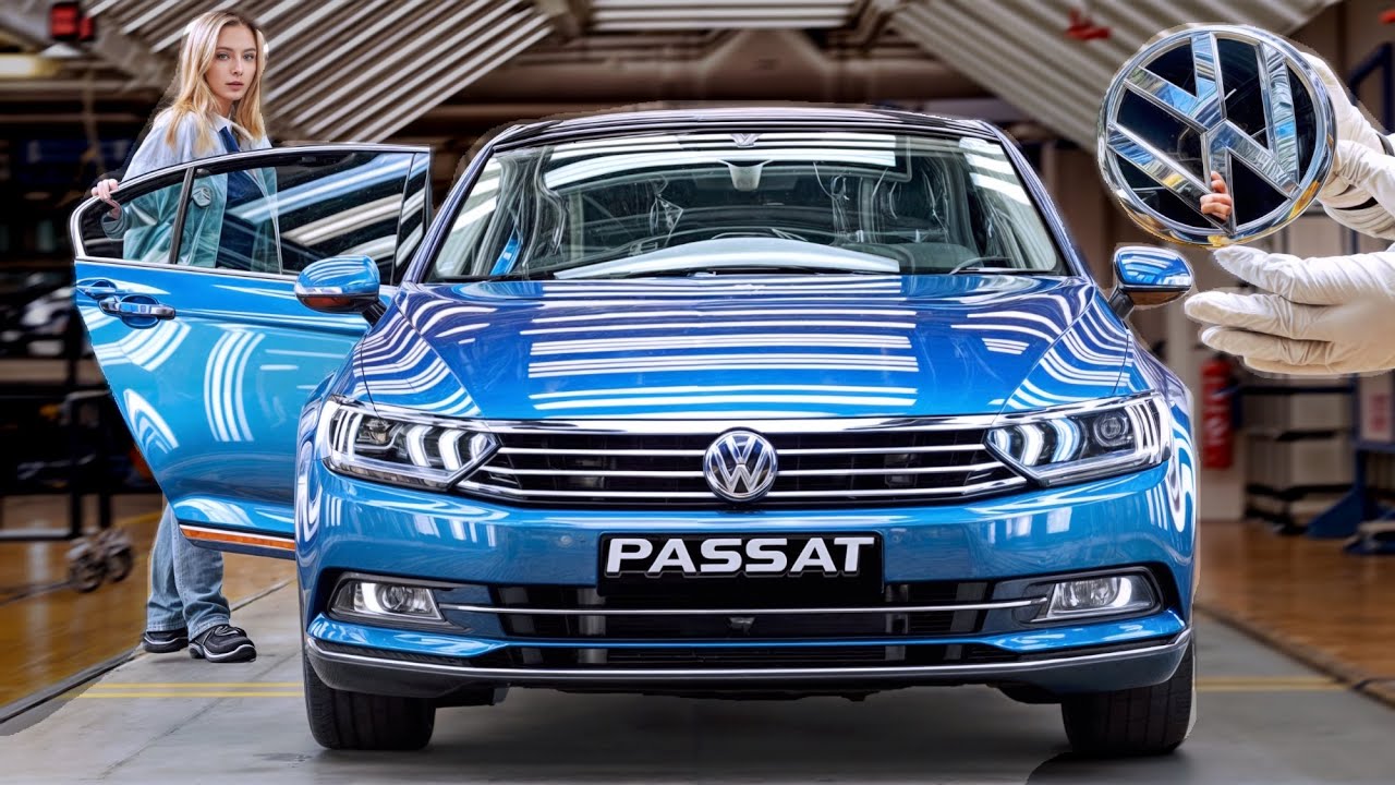 VW PASSAT Production🚘 Making of Volkswagen CC, B8, B6, W8, Alltrack ...