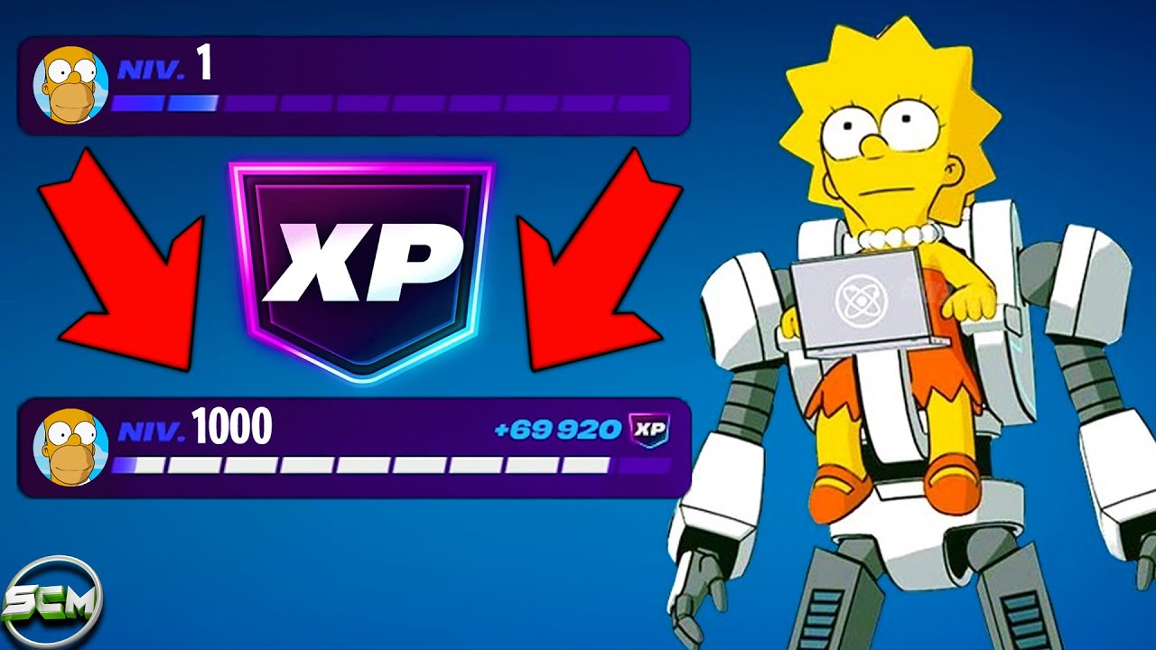 La Meilleur Map XP AFK illimité Simpson Fortnite Chapitre 6, Best ...