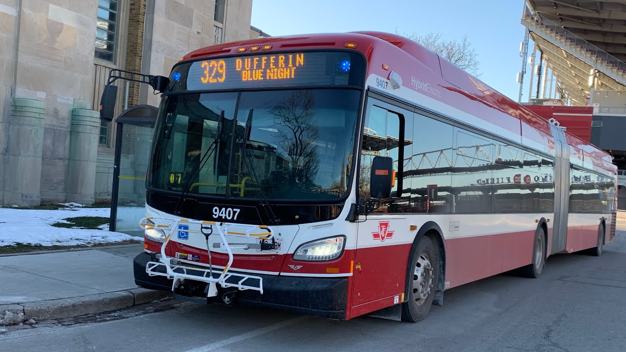 TTC Northbound Ride Video on 9407 2023 New Flyer XDE60 on route 329 ...