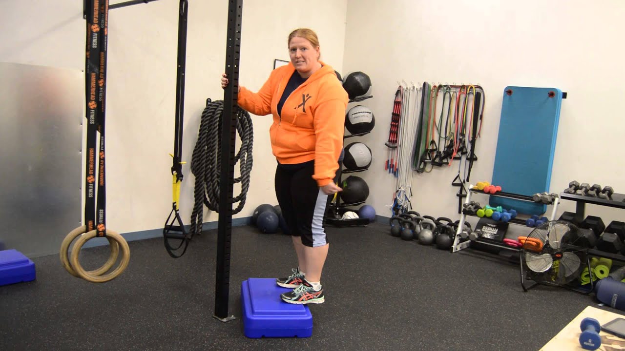 Step Calf Dips - YouTube