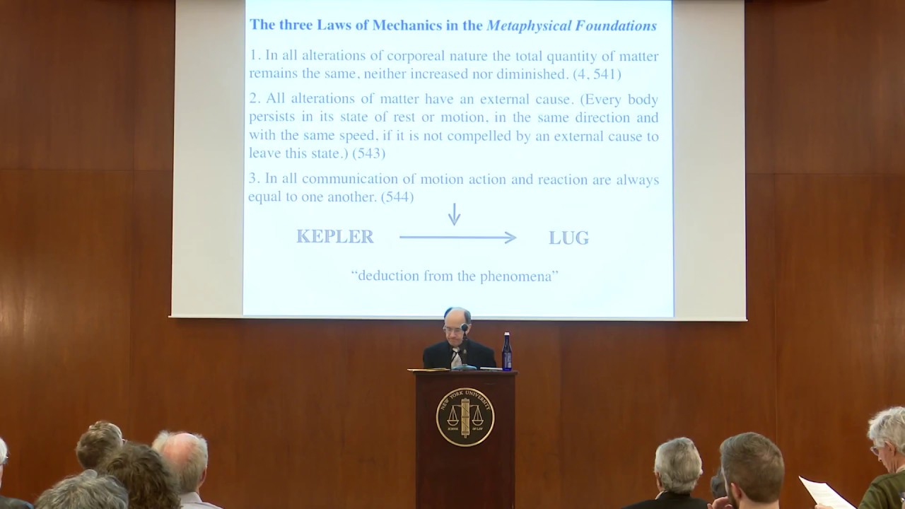 NYIP Lecture Series, 3/23: Michael Friedman; "Scientific Philosophy ...