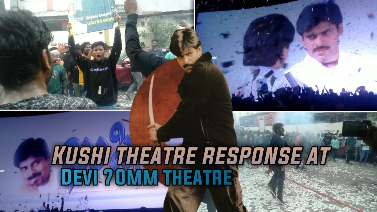Kushi theatre response Devi theatre // fans hangama 🔥 - YouTube