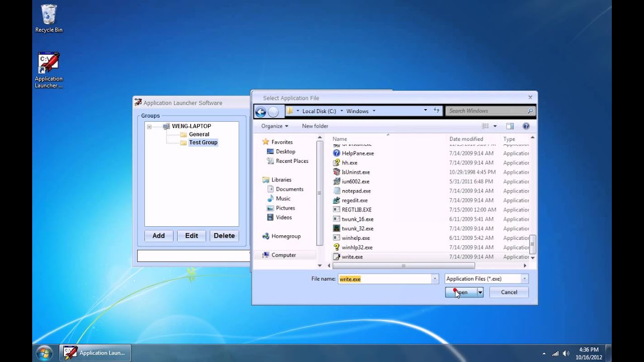 How To Use Application Launcher Software - YouTube