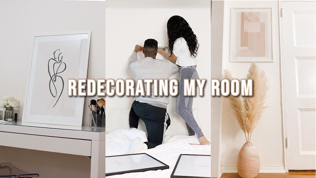 REDECORATING MY ROOM! - YouTube
