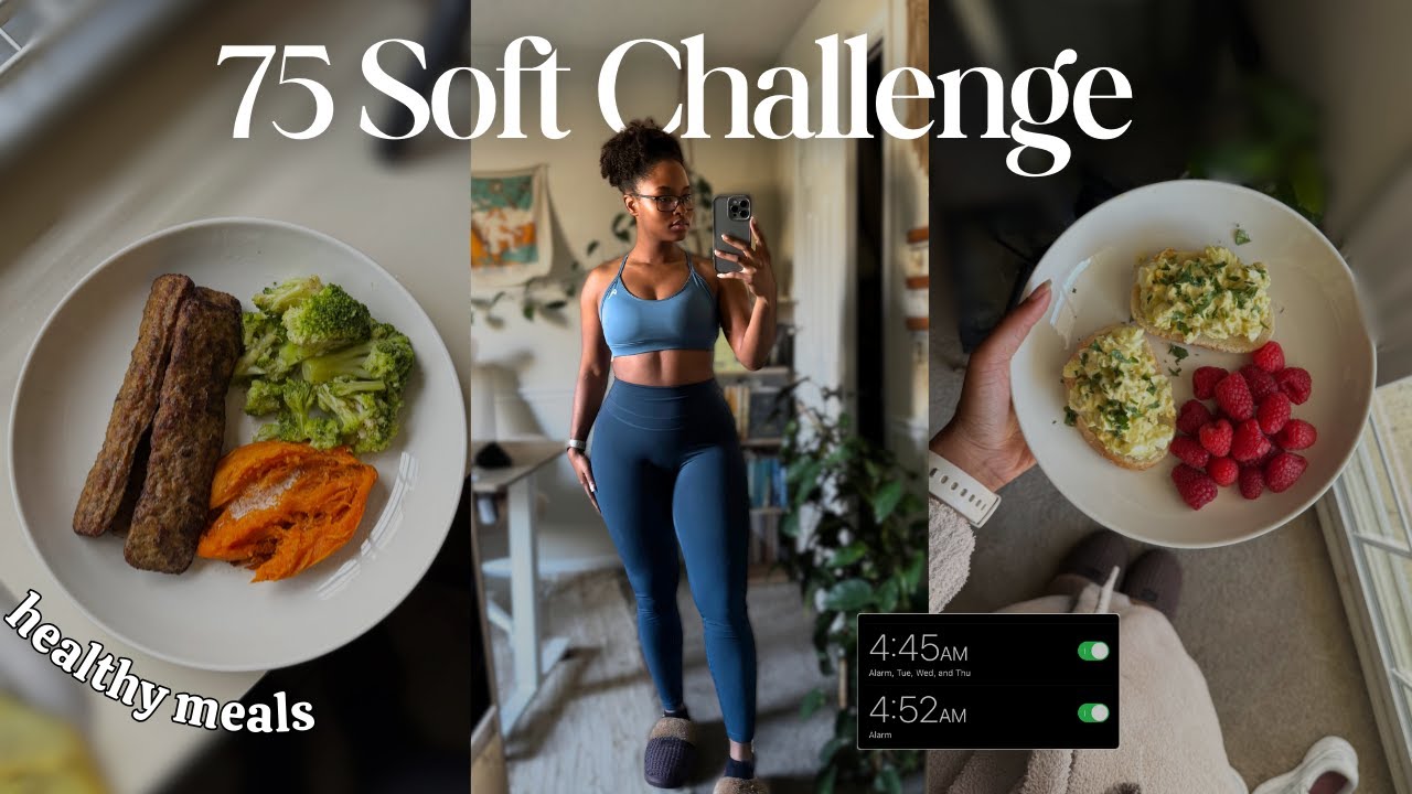 Fitness Vlog 🥗 | Easy Healthy Meals + Active Day in My Life || 75 Soft ...