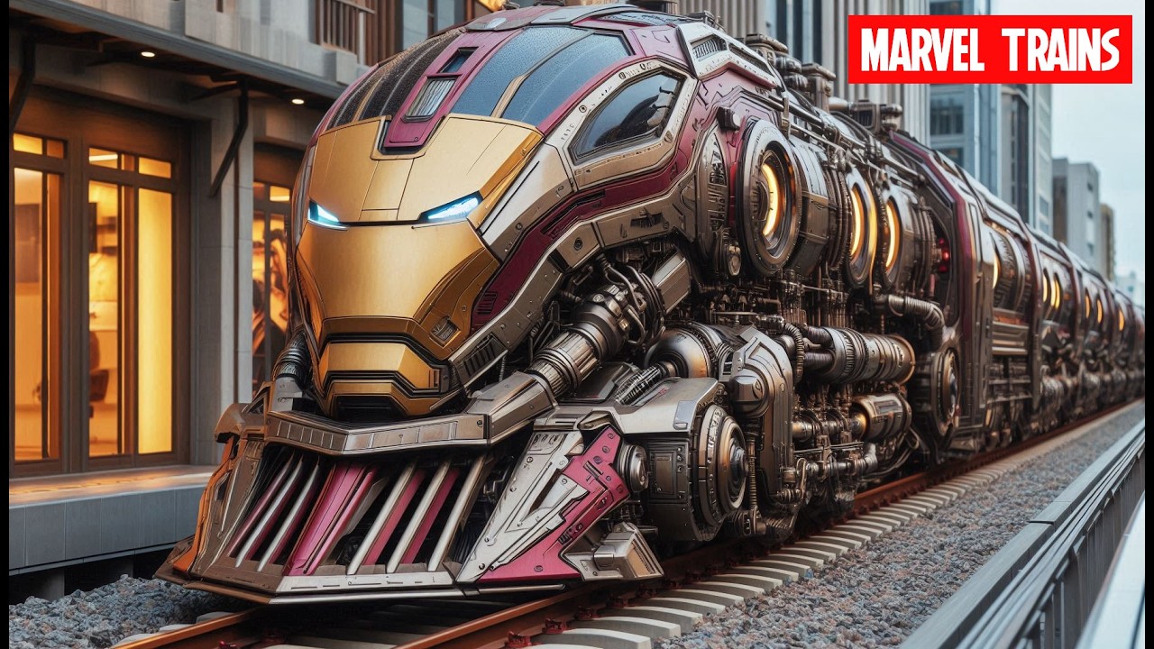 Top 30 Marvel Superheroes but as Trains - YouTube