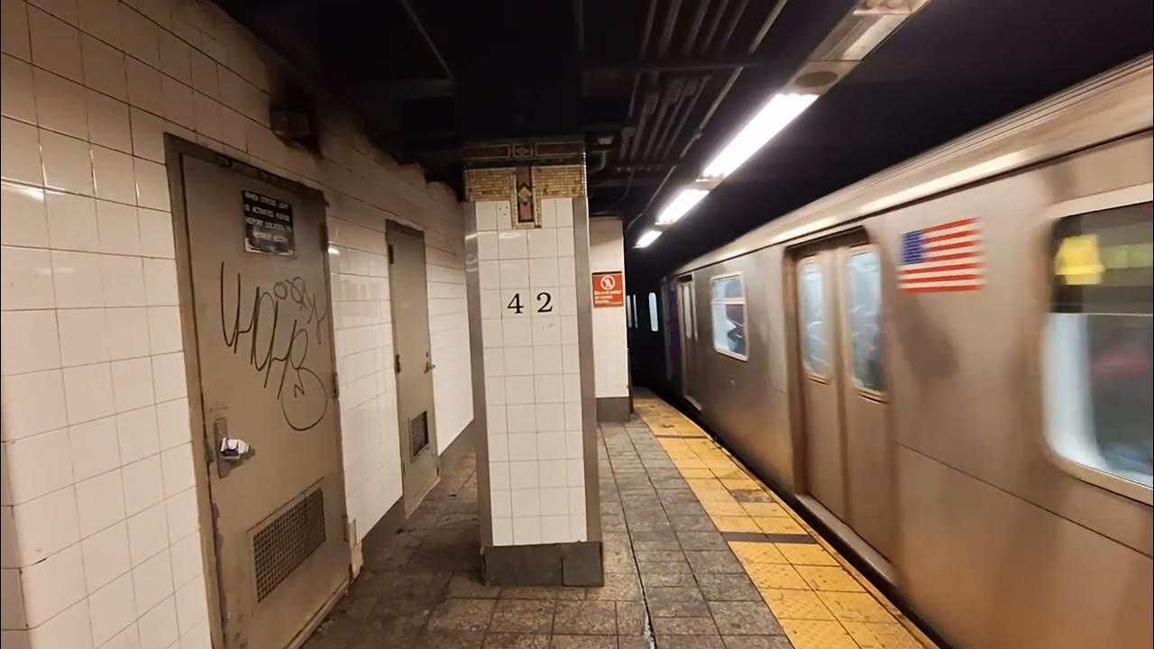 r142 4 train srriving at grand central - YouTube