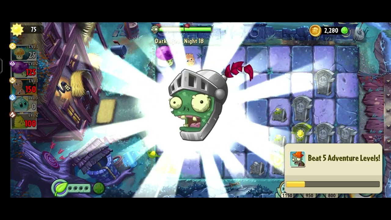 pvz2 I win level 19 - YouTube