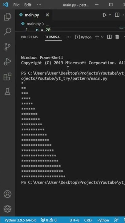 A simple terminal pattern! - YouTube