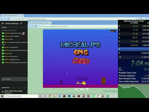 Micheal P's Epic Obby 10 times in 10:50 - YouTube
