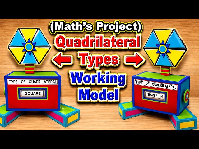 Maths Project Types Of Quadrilaterals