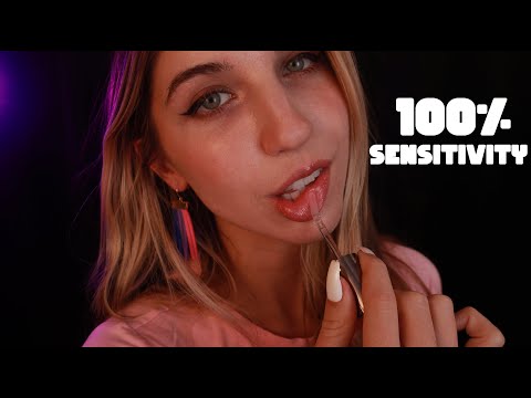 ASMR | 100% SENSITIVITY 100 LAYERS OF LIPGLOSS 💄💋