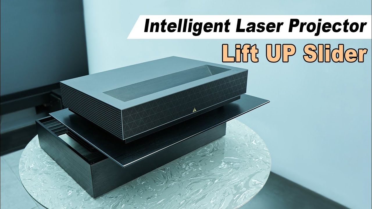 Intelligent Laser projector Lift UP slider - YouTube