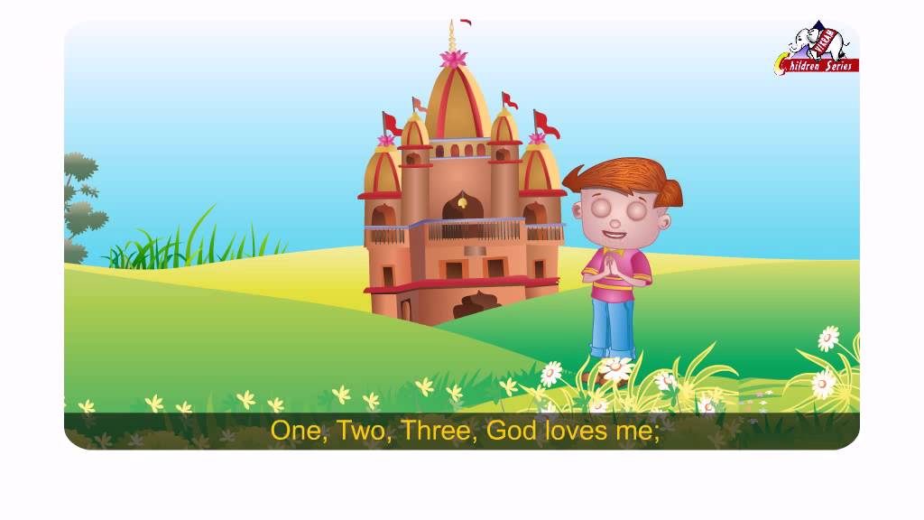 One Two Three God loves me-English Rhyme-Vol 1 - YouTube