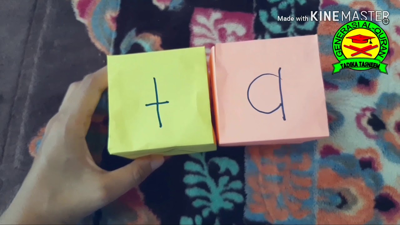 DIY Dadu berhuruf - YouTube