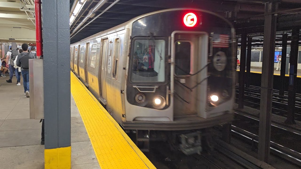 Three MTA Subway Trains in New York, NY - YouTube