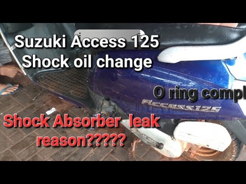 Suzuki Access 125 shock oil change / Scooty shock oil change / jo mec ...