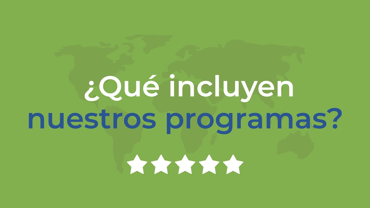 ¿Qué incluyen nuestros programas? - YouTube