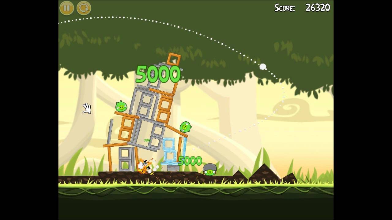 Angry Birds Walkthrough Level 6-11 [3 Stars] - YouTube