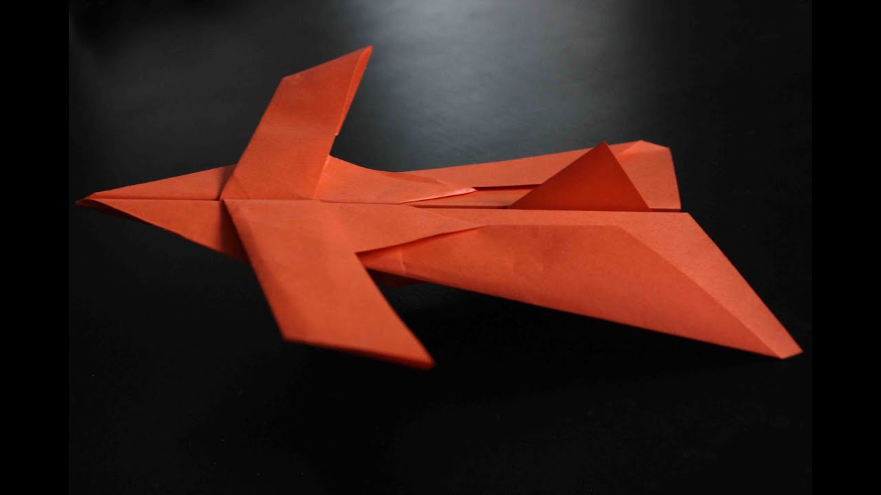 How to make a cool paper plane origami: instruction| Star fighter - YouTube
