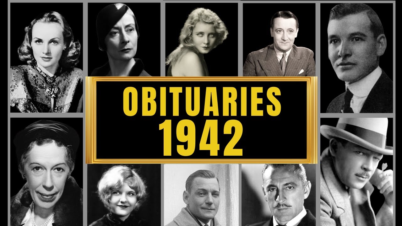 Famous Hollywood Celebrities We've Lost in 1942 - Obituary in 1942 ...