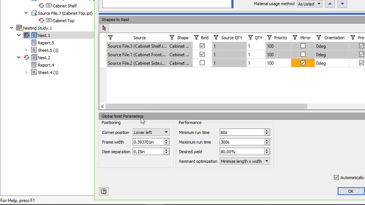 Autodesk Nesting Utility - YouTube