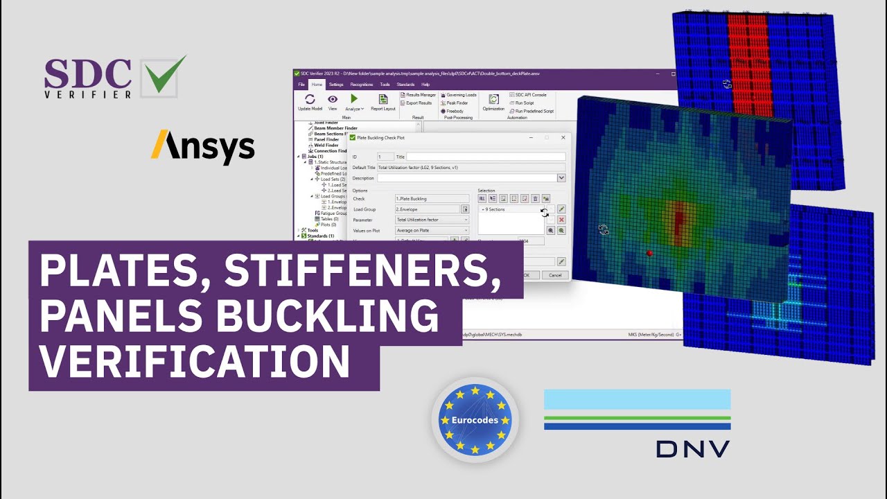 Plates, Stiffeners, and Panels Buckling verification in SDC Verifier ...