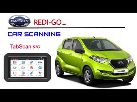 Eucleia Tabscan S7C Car Scanning Datsun RediGO - YouTube