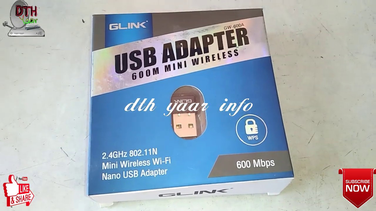 G Link-USB Adapter || 600 Mbps mini wireless usb mini Wi-Fi Adapter ...