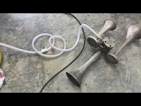 Nathan Airchime P3 Train Horn Barn Mount - YouTube