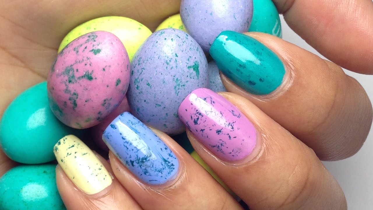 EASY EASTER/SPRING NAIL ART HACK | NO TOOLS - YouTube