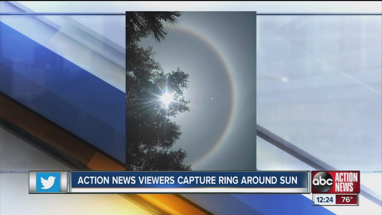 911 caller concerned about ring around the sun, a 22-degree halo formed ...
