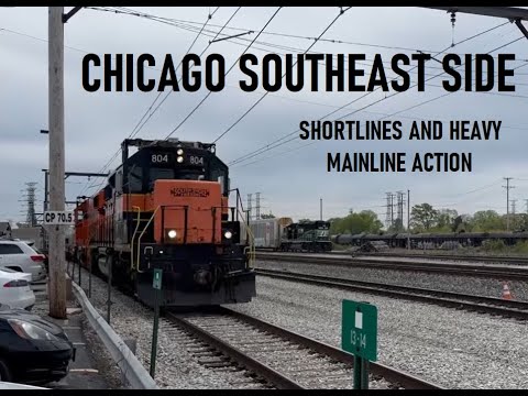 Around Chicago. CSS, SCIH, CRL, IHB, CSX, CN, and NS - YouTube