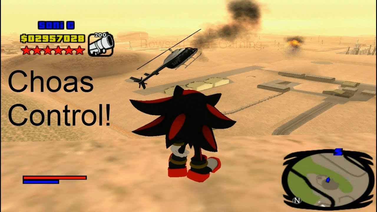 GTA San Andreas (Sonic Mod) [Shadow The Hedgehog] (Epic) PC Gameplay ...