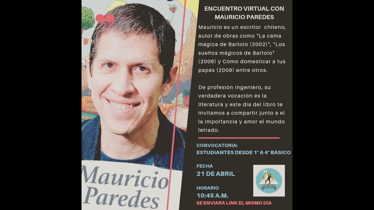 ENTREVISTA A MAURICIO PAREDES, Escritor Chileno. - YouTube