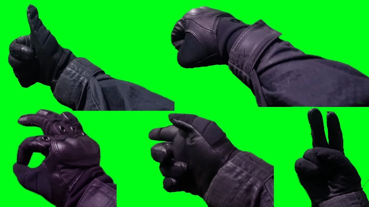 HUNDREDS OF GREEN SCREEN HAND GESTURES FOR GAMING | OAKLEY COMBAT ...