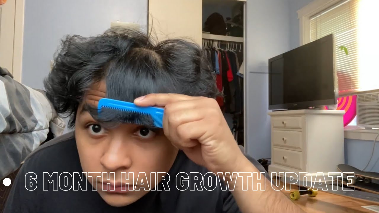 6 month hair growth update from buzzcut | Hair routine, length check ...