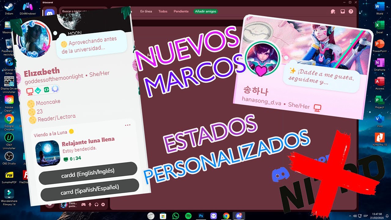 PERSONALIZA TU PERFIL DE DISCORD SIN TENER NITRO (SEGURO) - PARTE 2 ...