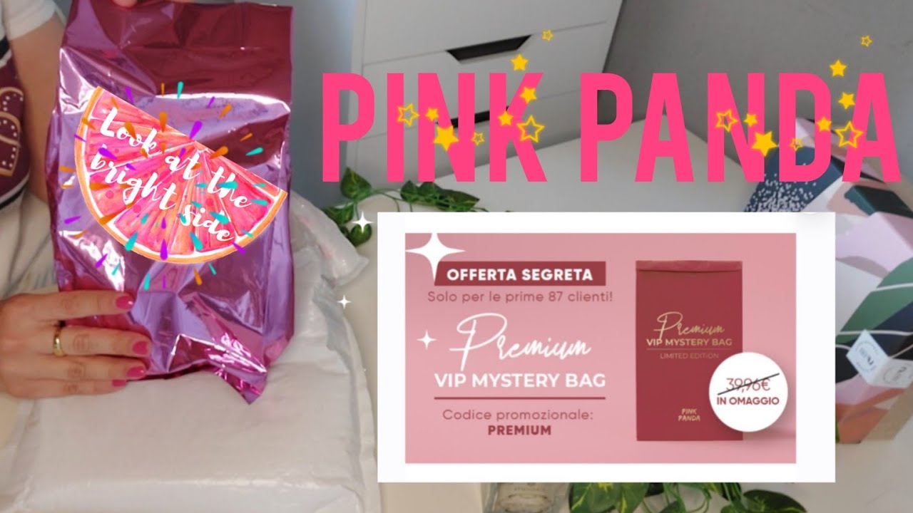 PINK PANDA VIP PREMIUM MISTERY BAG #unboxing #mistery #box #makeup ...