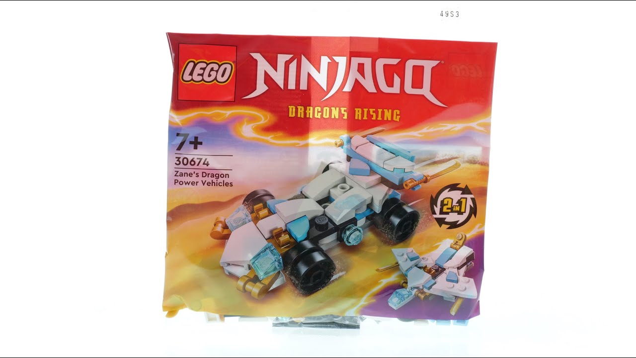 LEGO Ninjago 30674 Zane's Dragon Power Vehicles – All 2 Models Speed ...