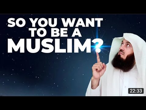 How to become a muslim | Joining islam | Mufti Menk - YouTube