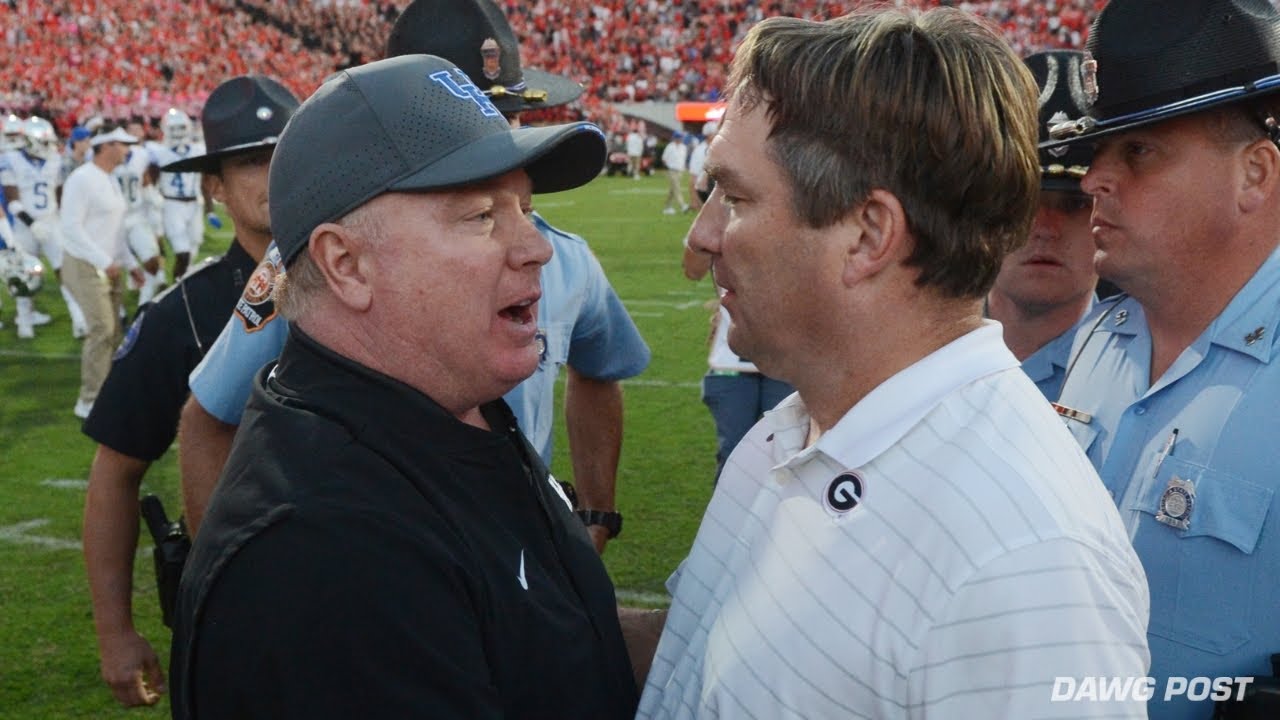 Kentucky Coach Mark Stoops Makes BIG Comments About Kirby Smart, UGA Football - YouTube