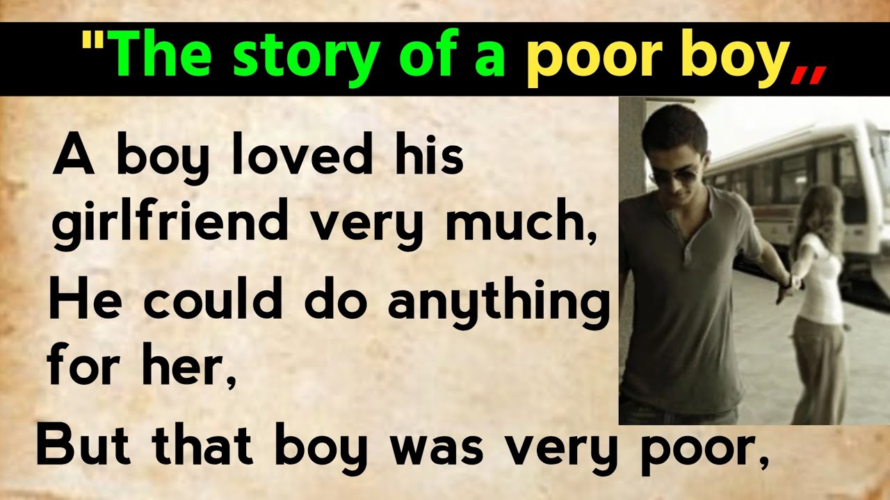 The story of a poor boy | English Short Stories For Beginners Level 1 ...