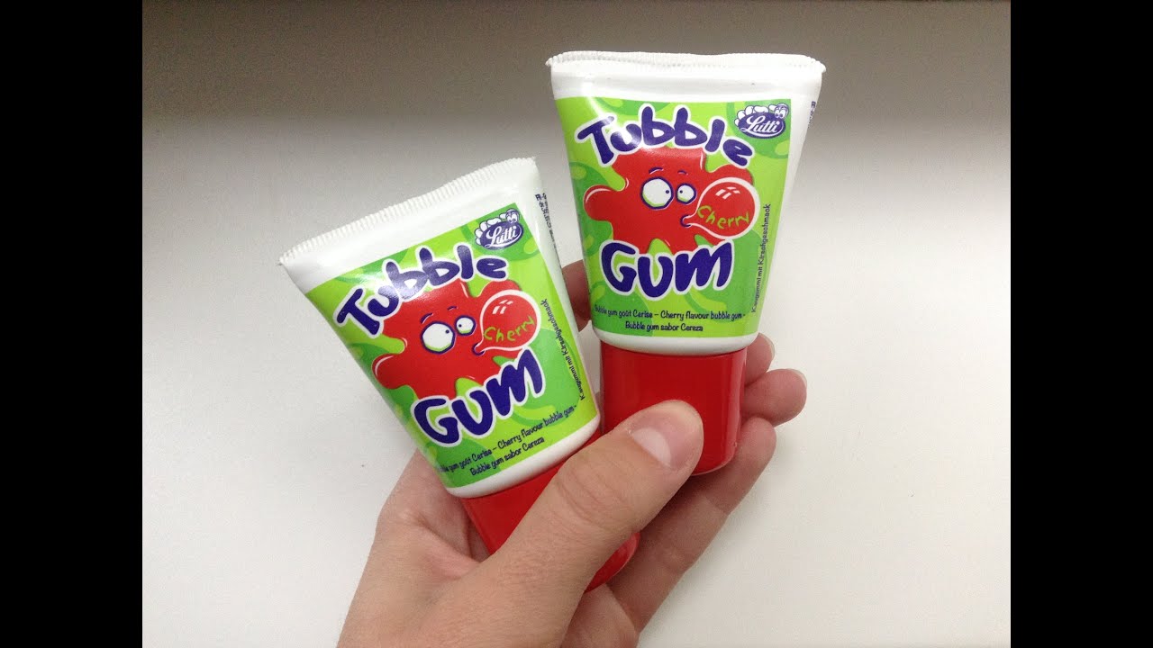 Сладости из Европы iSweets | Жвачка в тюбике Tubble Gum - YouTube