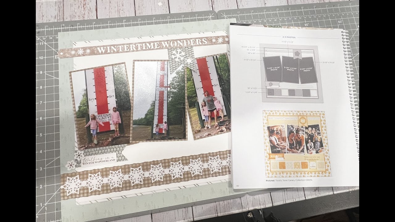 Layout Class: 101 Scrapbooking Ideas & Sketches - pg. 40 - YouTube