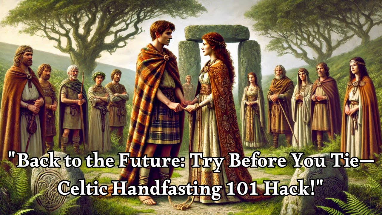 "Back to the Future: Try Before You Tie—Celtic Handfasting 101 Hack!"# ...