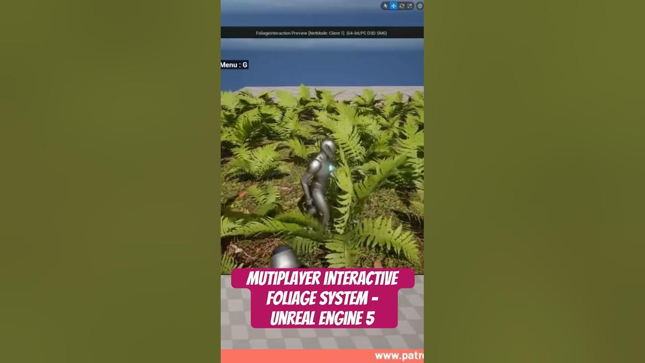 Multiplayer Interactive Foliage System - Unreal Engine 5 - YouTube