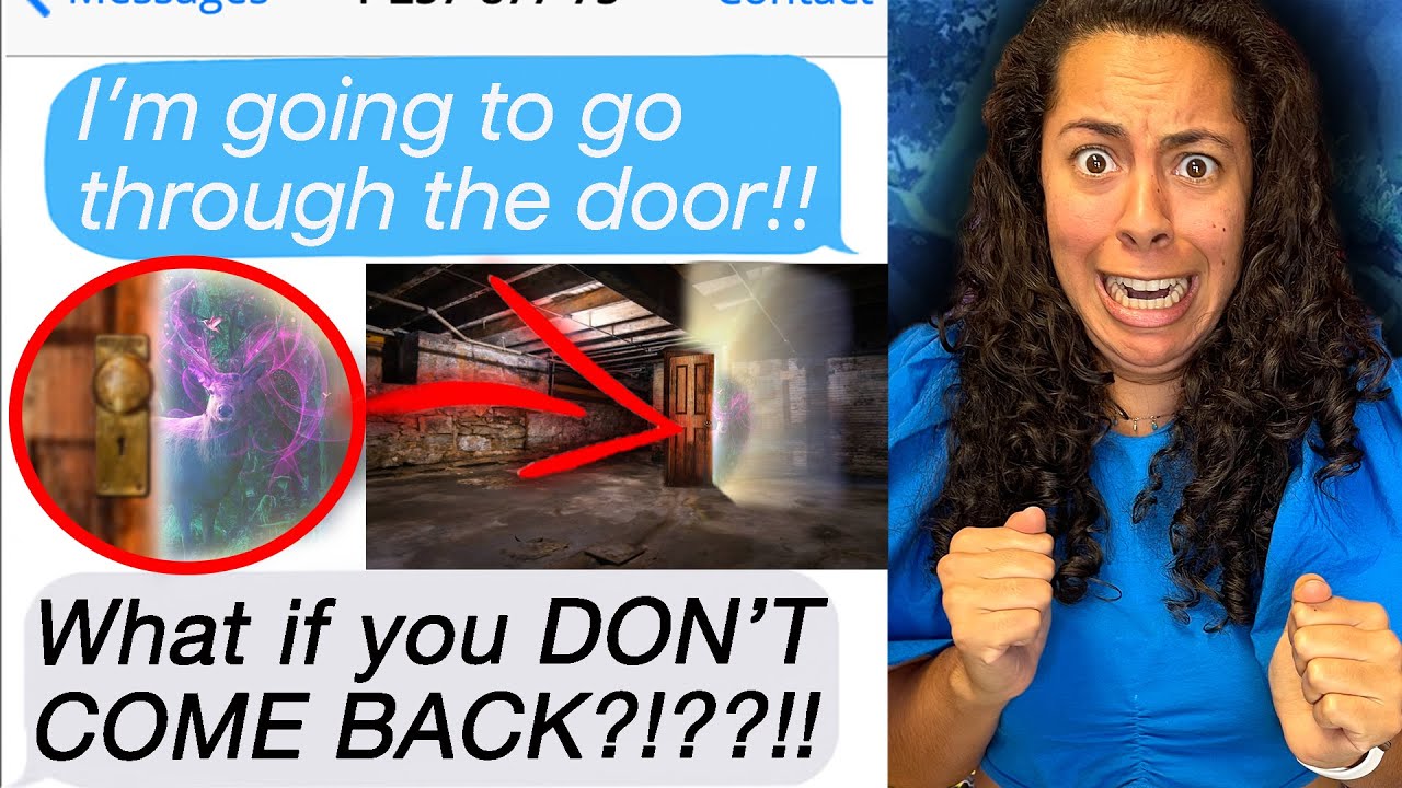 Going Through the SECRET DOOR in my BASEMENT!!! (Scary Text Message ...