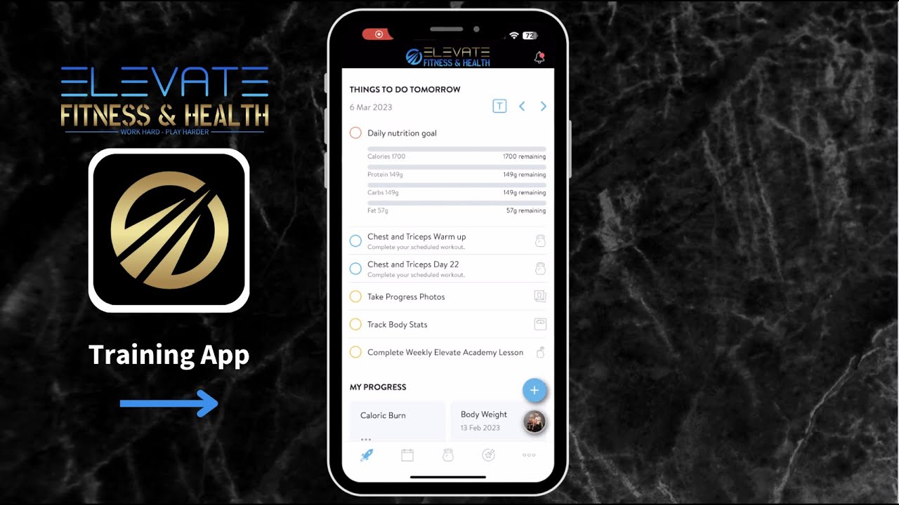 How to use the Elevate Fitness App - YouTube